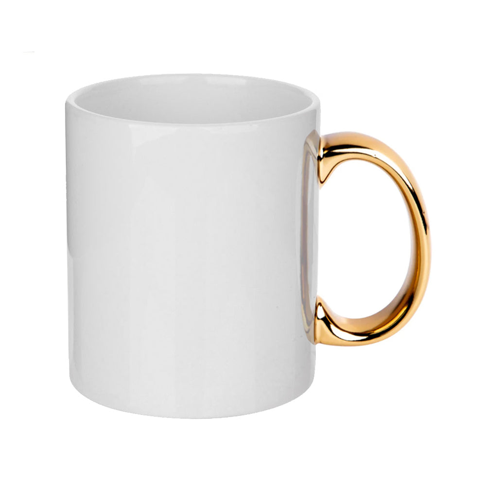 Print On Demand 11oz Durham Mug with Gold Handle | Treat POD – Treat ...
