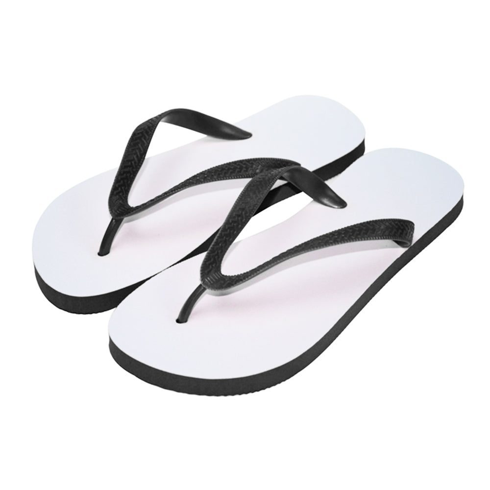 Print On Demand Children Flip Flops with Black Straps - Large | Treat ...