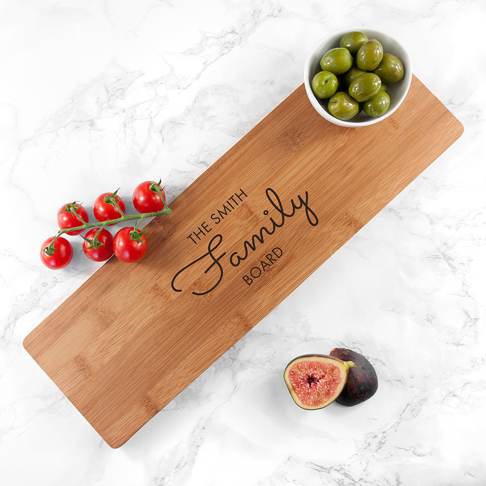 Print On Demand Engraved Large Bamboo Serving Board | Treat POD – Treat ...